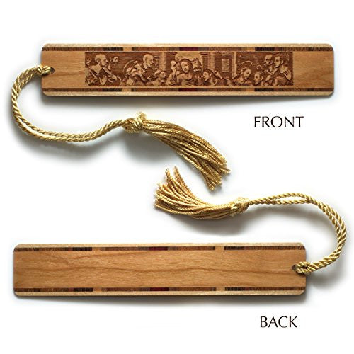 The Last Supper Handmade Engraved Wooden Bookmark- Made in the USA